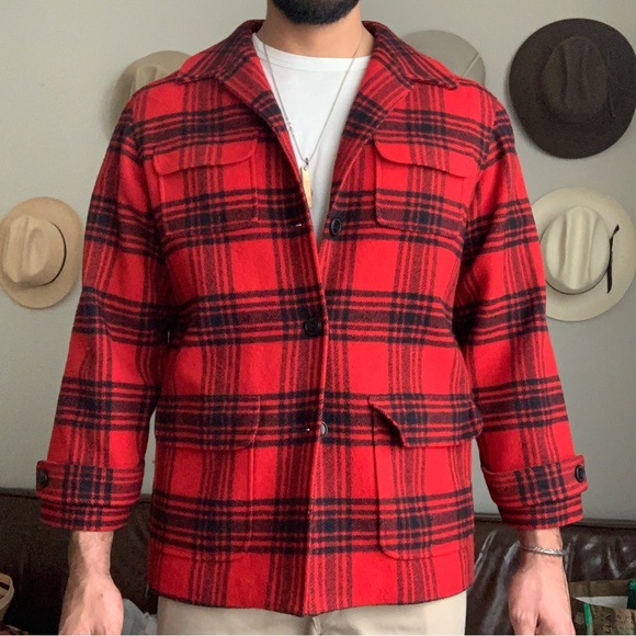 Pendleton | Jackets & Coats | Vintage Wool Plaid Pendleton Coat | Poshmark